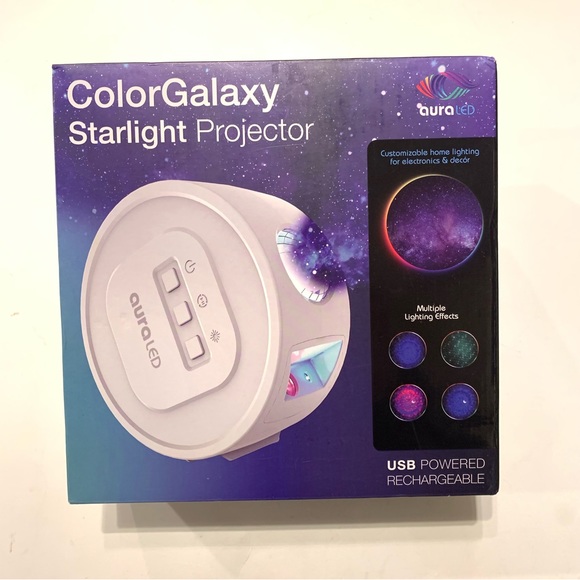 Color Galaxy Starlight Projector